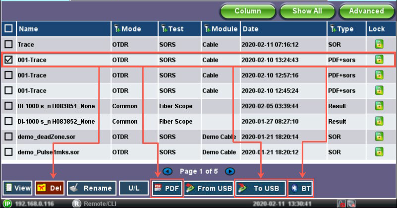 Working with Saved Results, Profiles, Images