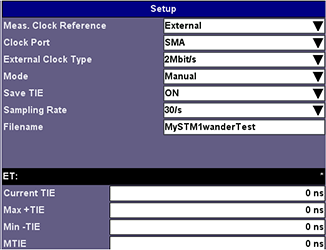 Wander Measurements and Analysis