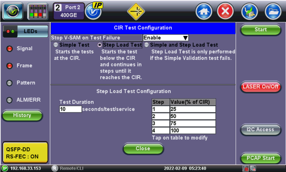 V-SAM Setup